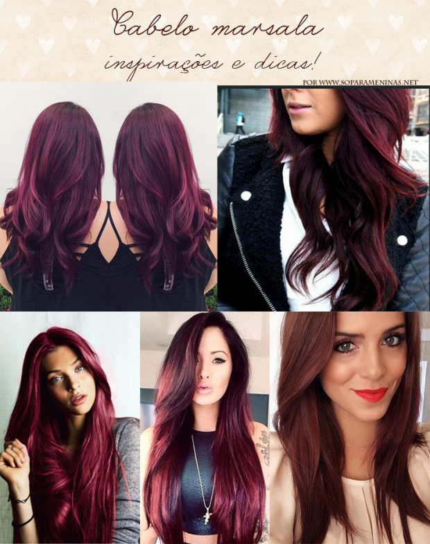 Cabelo marsala: inspirações e dicas – Só Para Meninas | blog feminino ...
